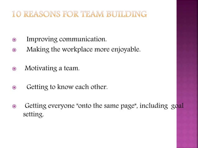 TEAM BUILDING PRESENTATION | PPTX | Career Advice | Careers
