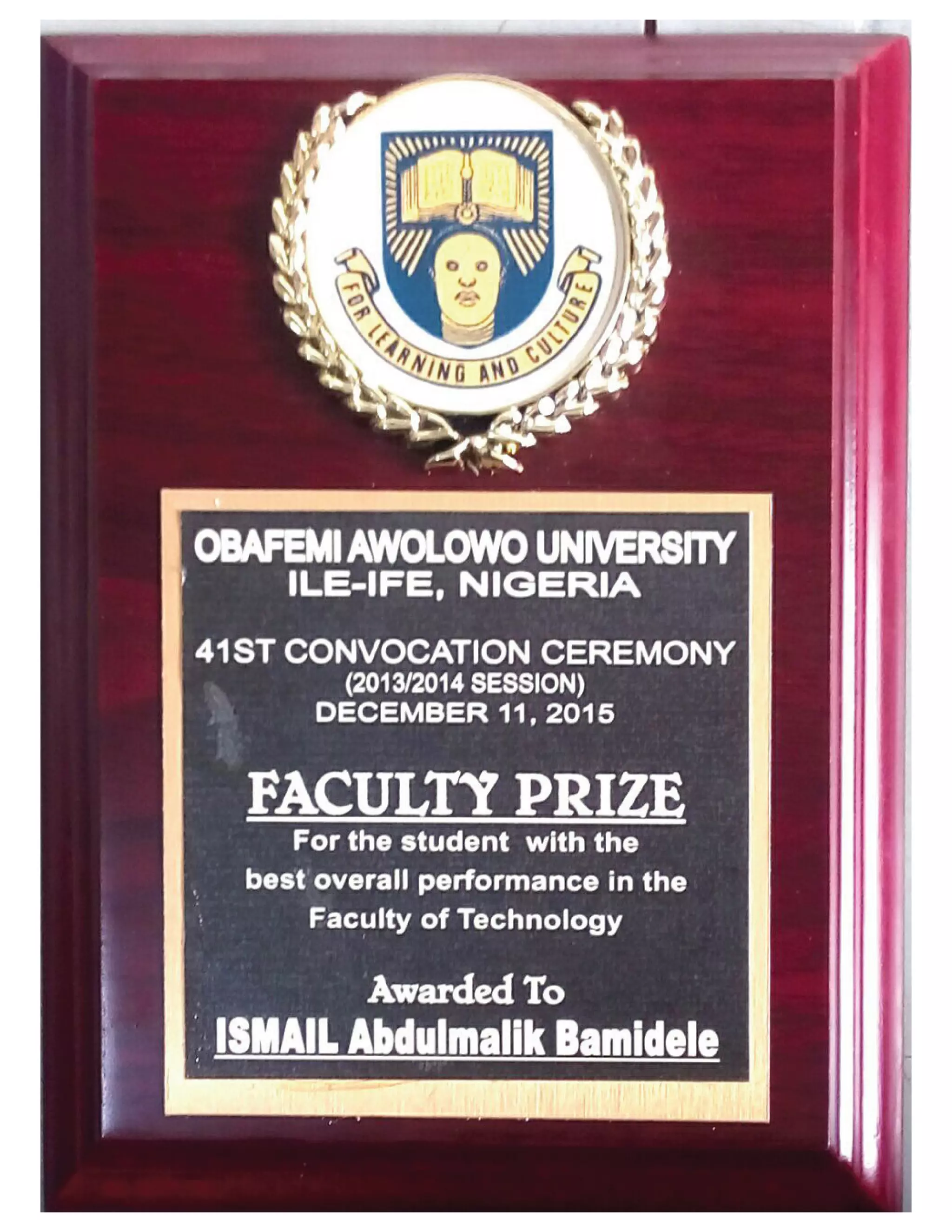 graduation awards | PDF