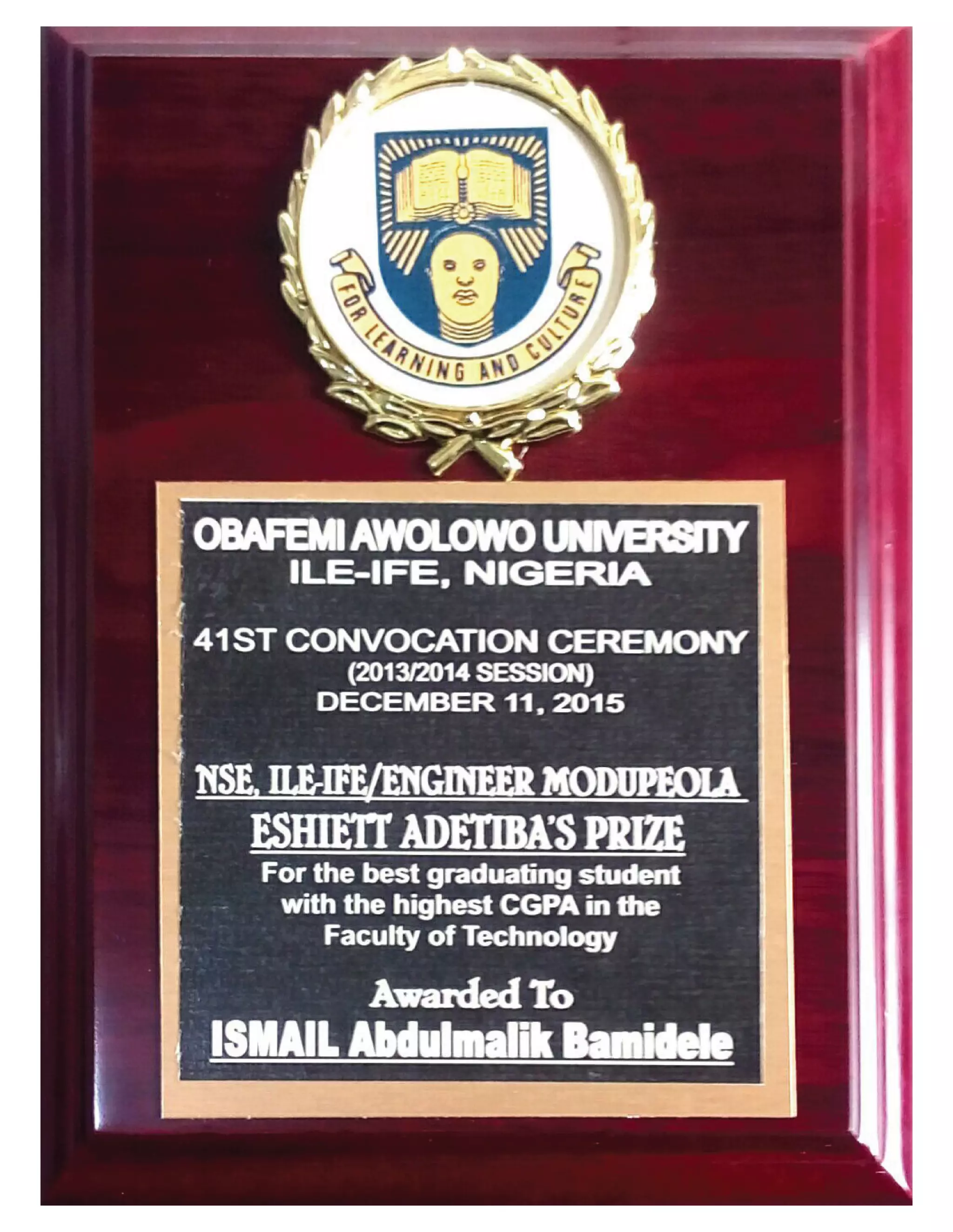 graduation awards | PDF