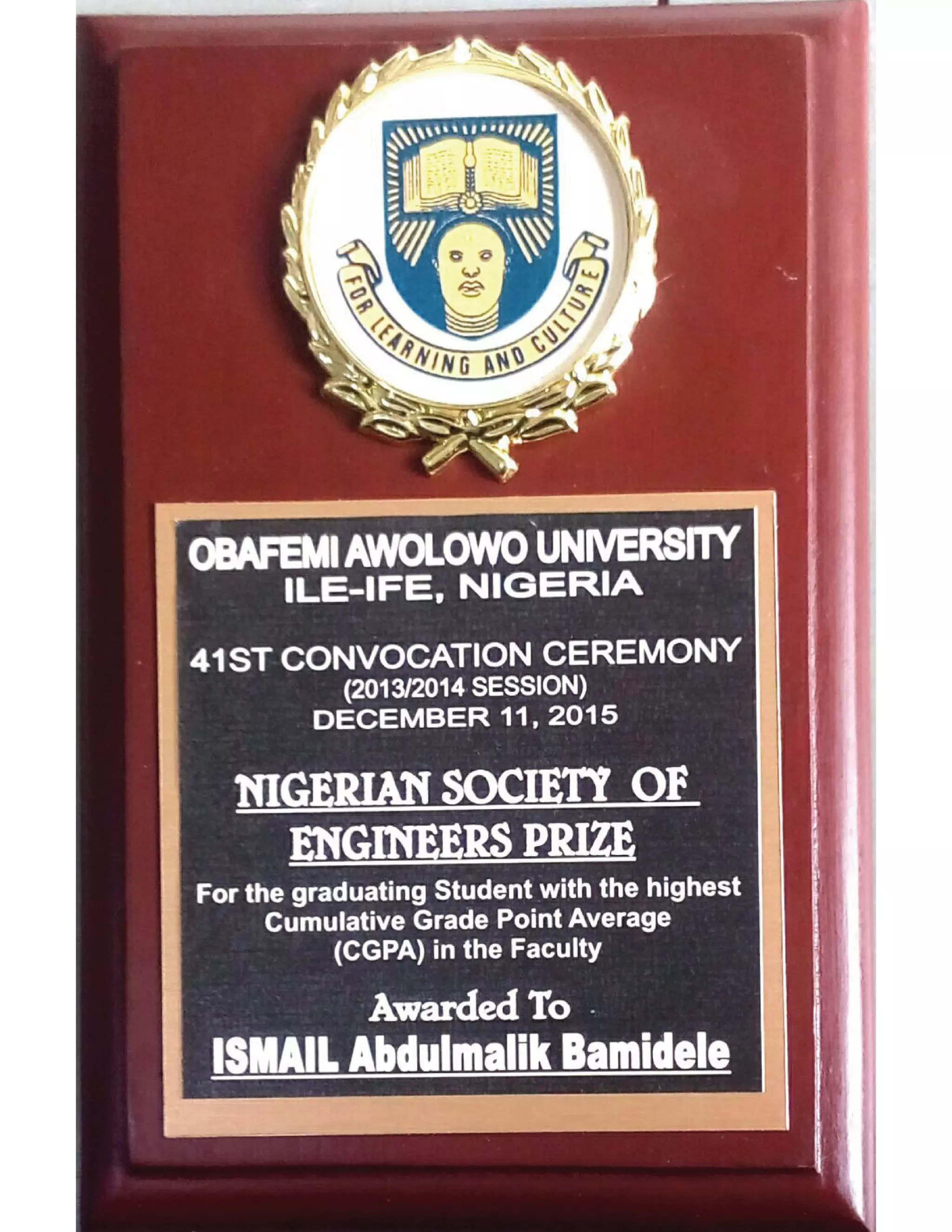 graduation awards | PDF