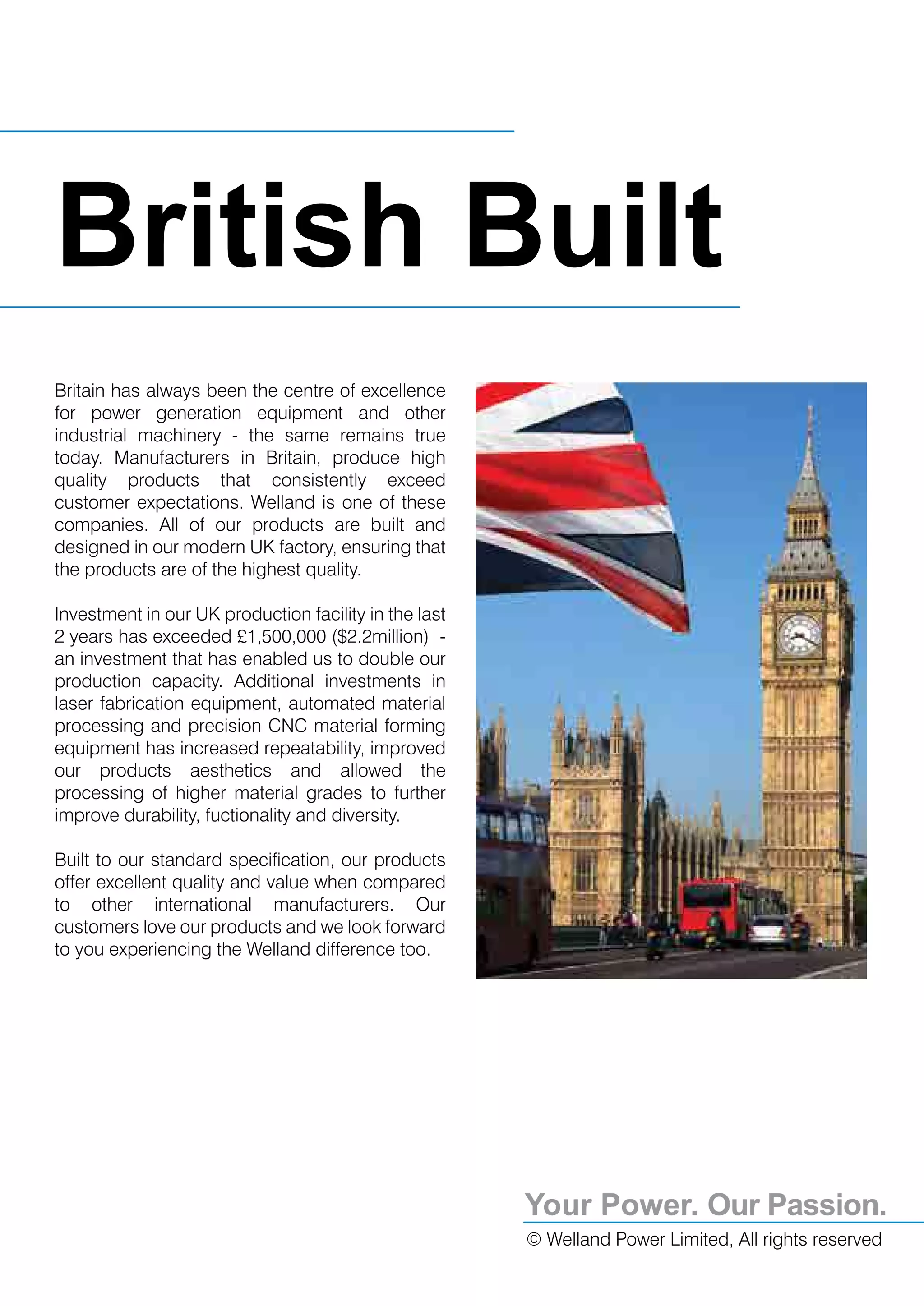 Welland Power Brochure 2015 - Web Resolution | PDF