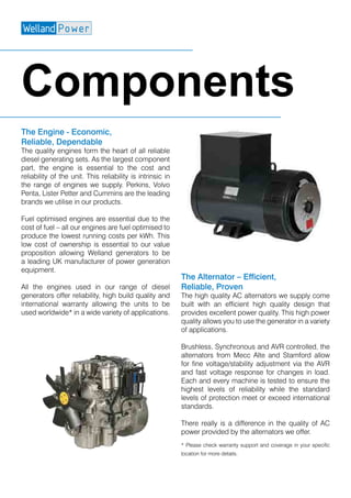 Welland Power Brochure 2015 - Web Resolution | PDF