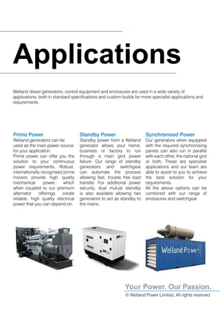Welland Power Brochure 2015 - Web Resolution | PDF