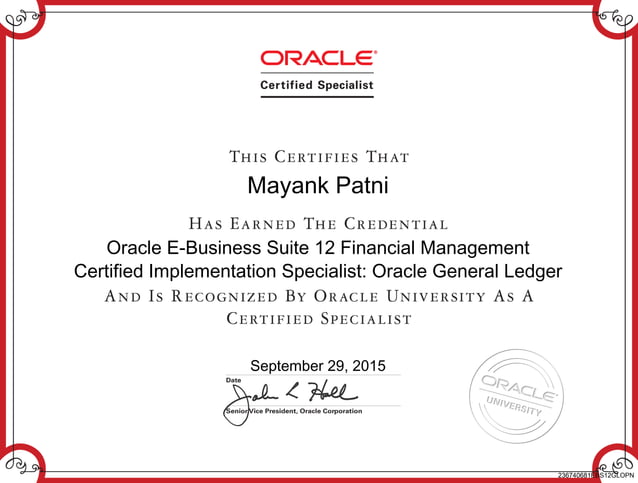 GL_EBS_Certificate | PDF