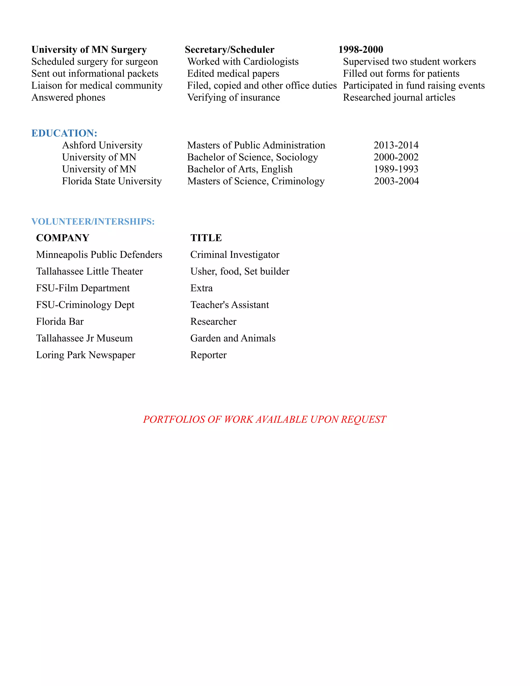 Sutherland resume | DOC