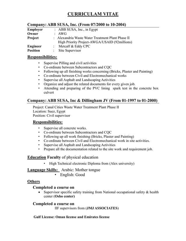 elsayed cv last | PDF
