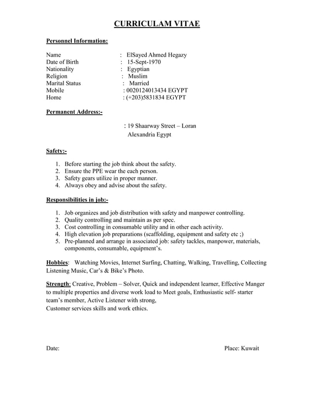 elsayed cv last | PDF