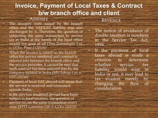 Service Tax-Branches & Head Office | PPTX