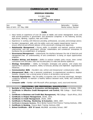 Jeremiah-Mwamba-CV-1602 | PDF
