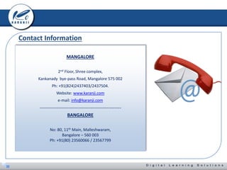 Karanji Infotech Pvt Ltd Company Profile | PPT