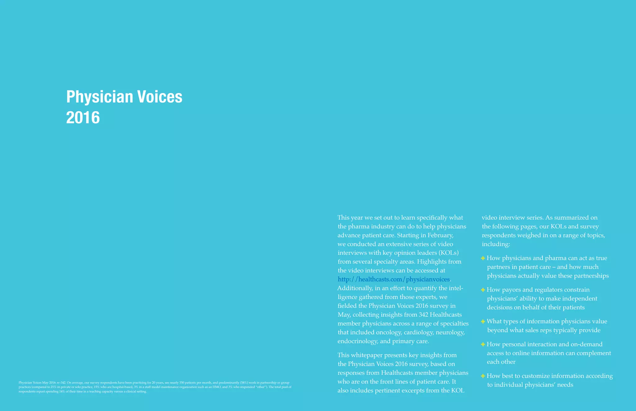 Healthcasts_Whitepaper_5_Key_Physician_Insights_Pharma_Needs_to_Know | PDF