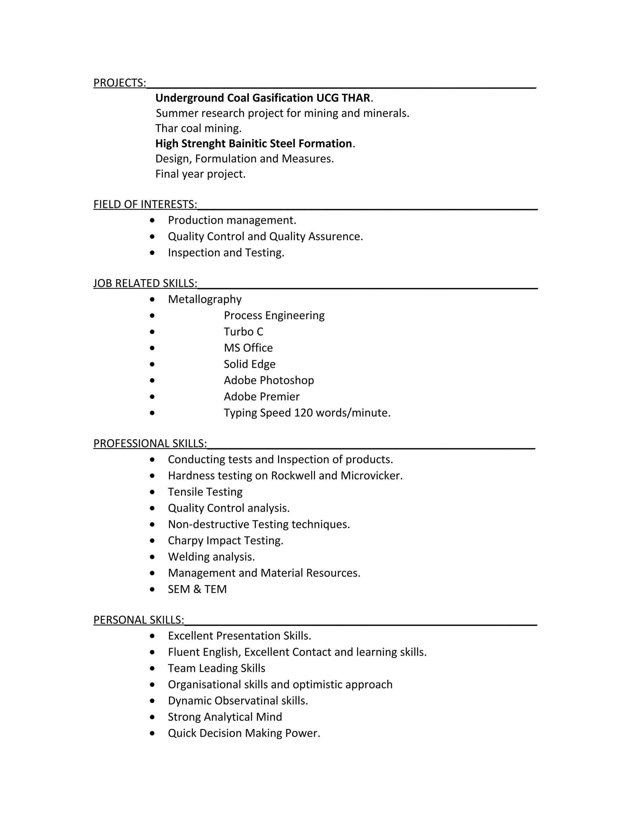 CV Ashhad khan | DOC