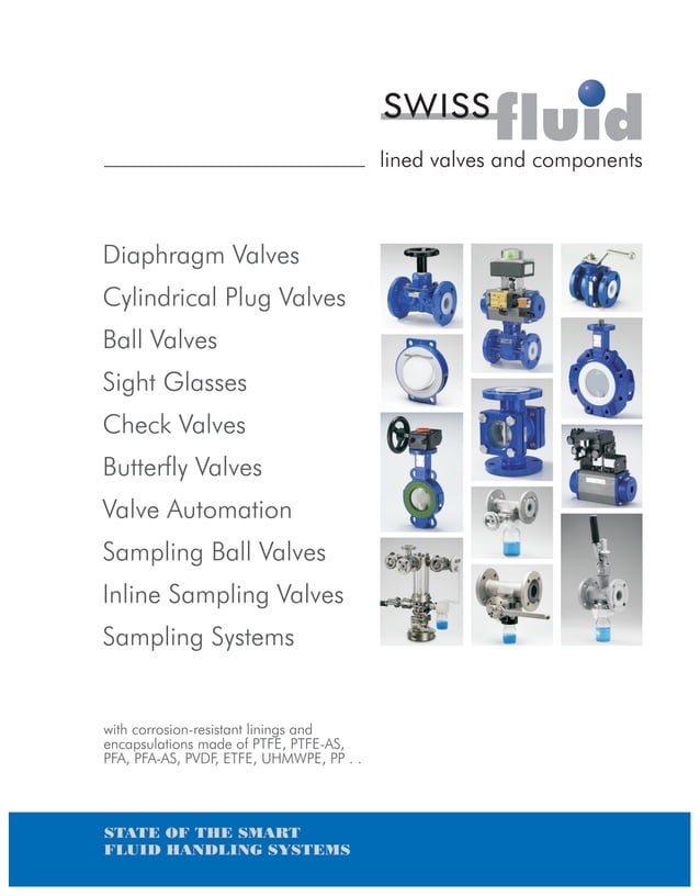 Swissfluid Company Brochure 2014 | PDF