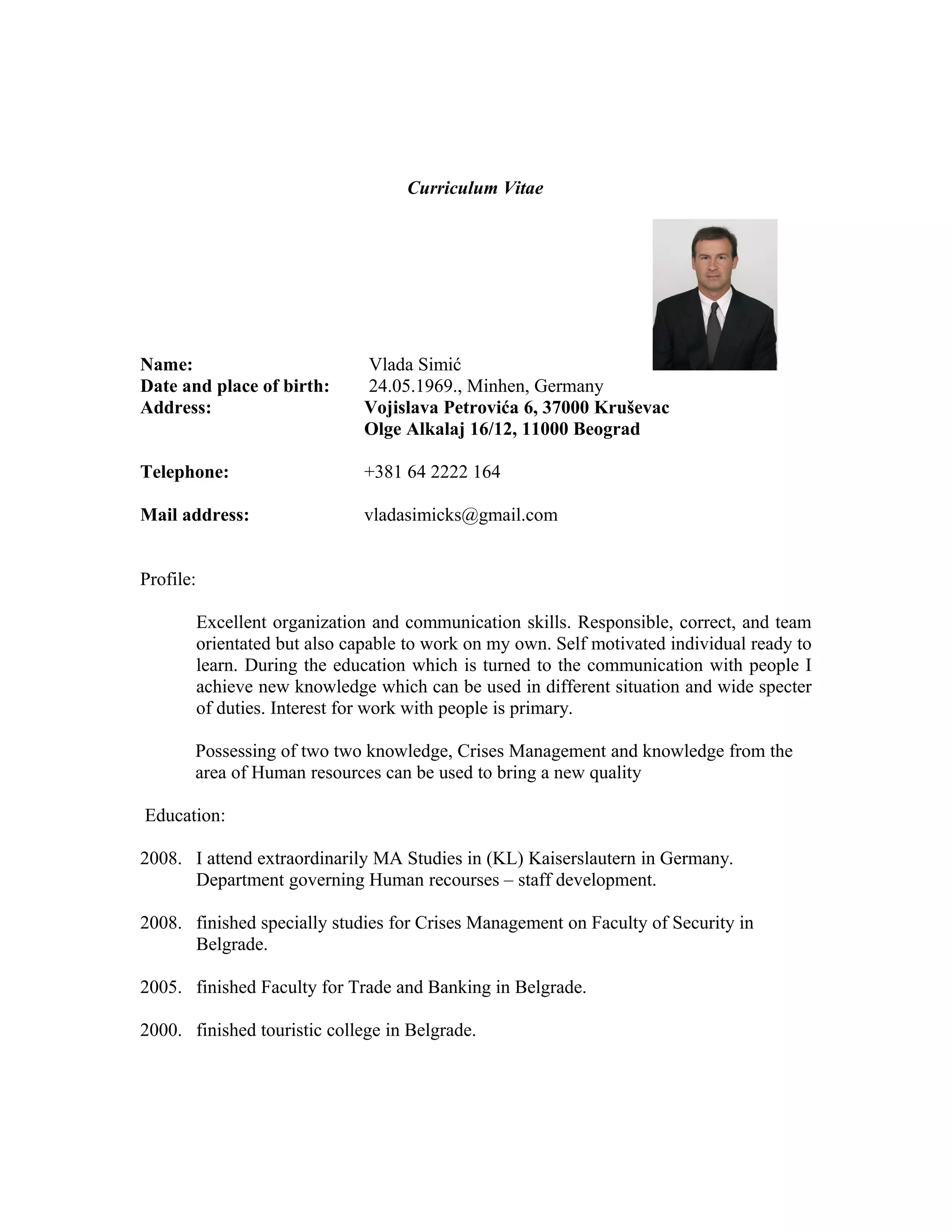 CV English | DOC
