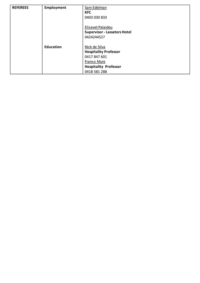 PLP CV - JBlogs (Grid Layout) | DOCX