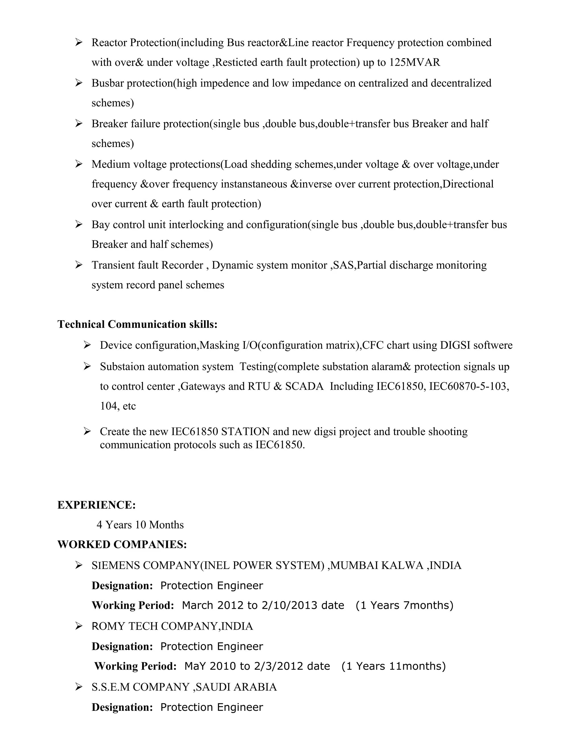 sivachandran resume | DOC