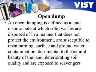 LECTURE 9.ppt SOLID WASTE MANAGEMENT | PDF