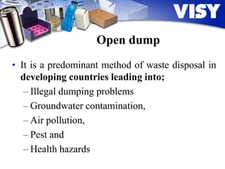 LECTURE 9.ppt SOLID WASTE MANAGEMENT | PDF