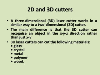 2d and 3d cutters | PPTX