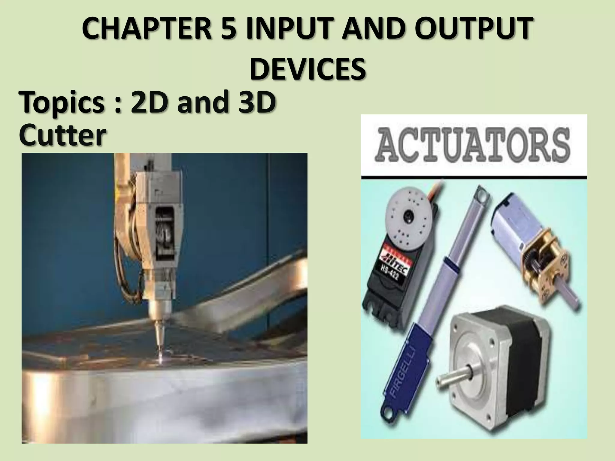 2d and 3d cutters | PPTX