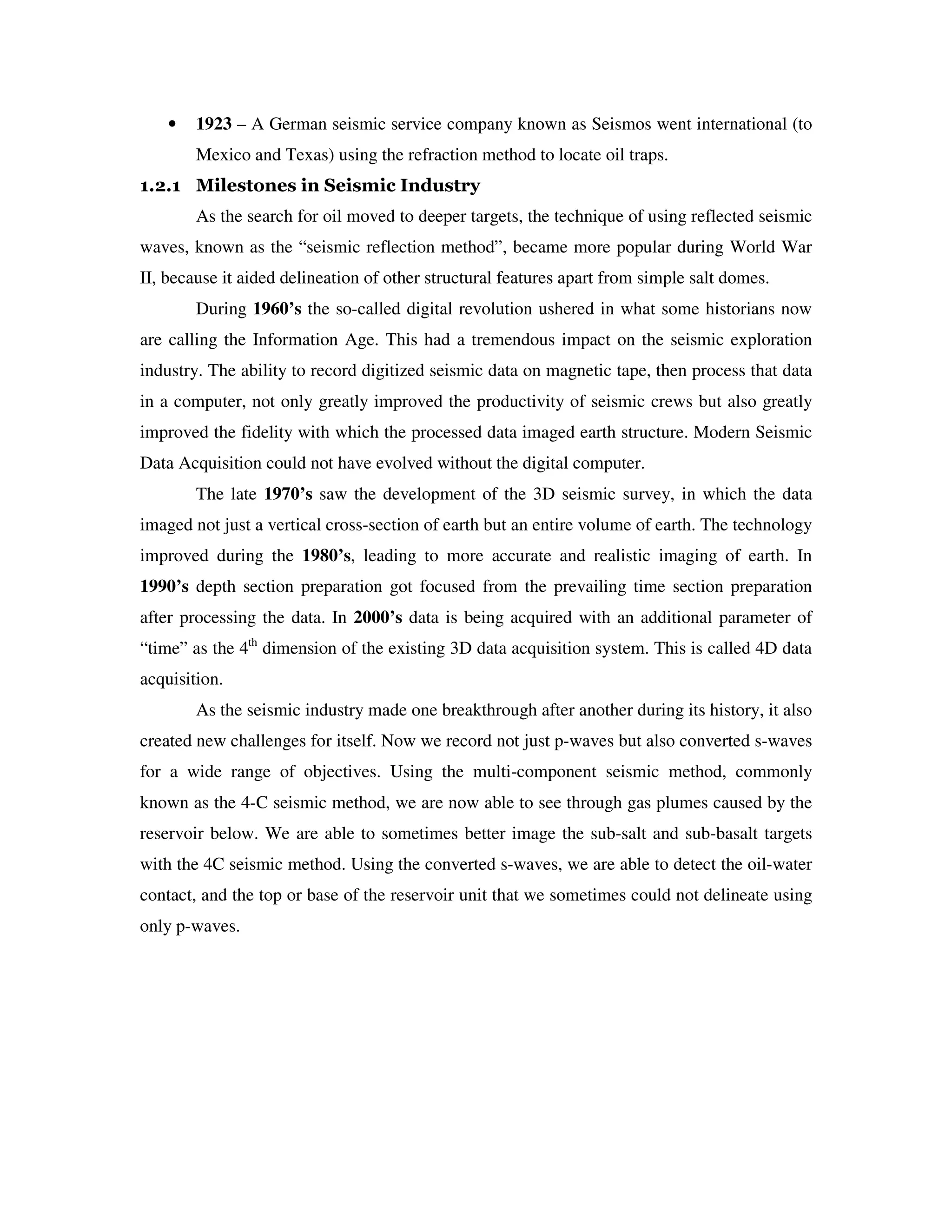 2 d and 3d land seismic data acquisition and seismic data processing | PDF