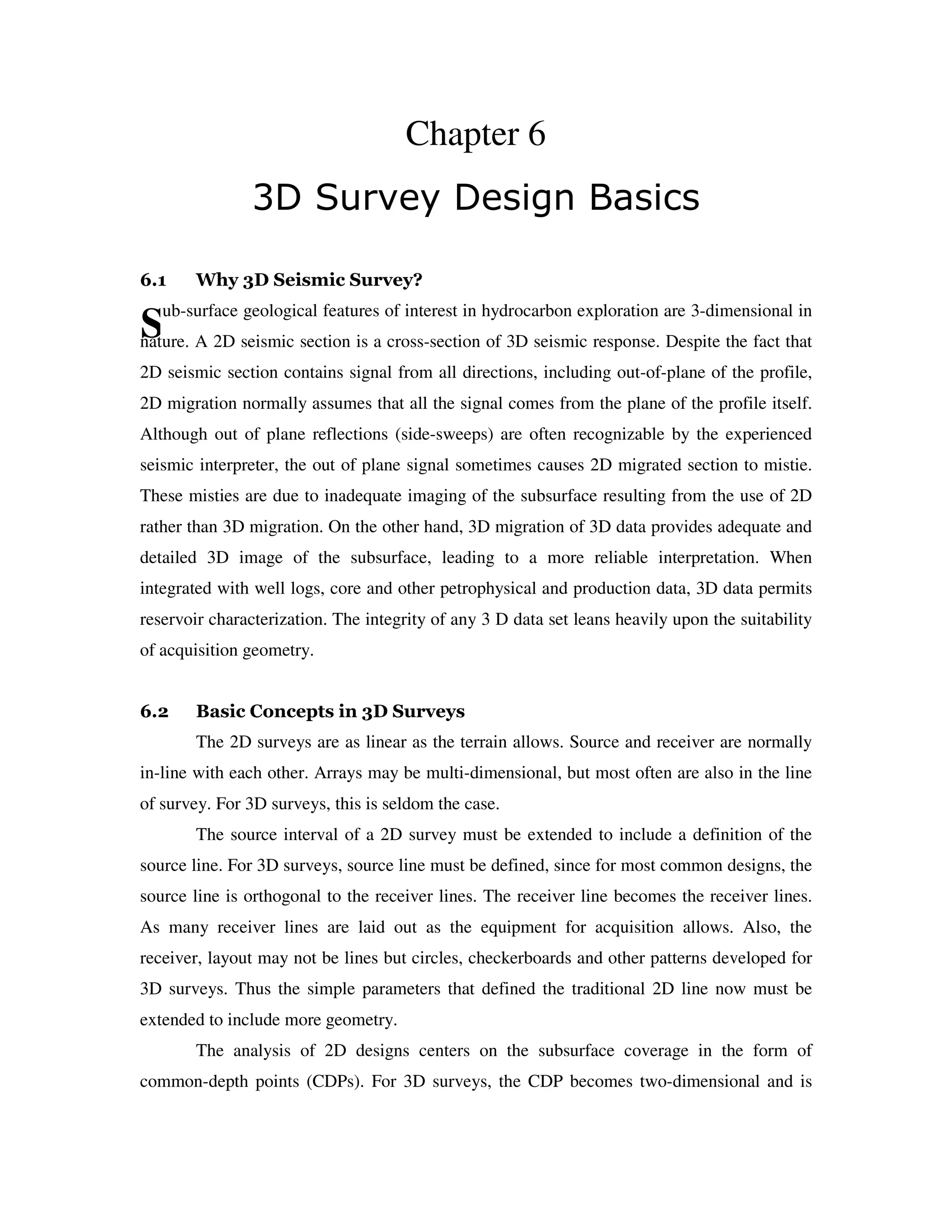2 d and 3d land seismic data acquisition and seismic data processing | PDF