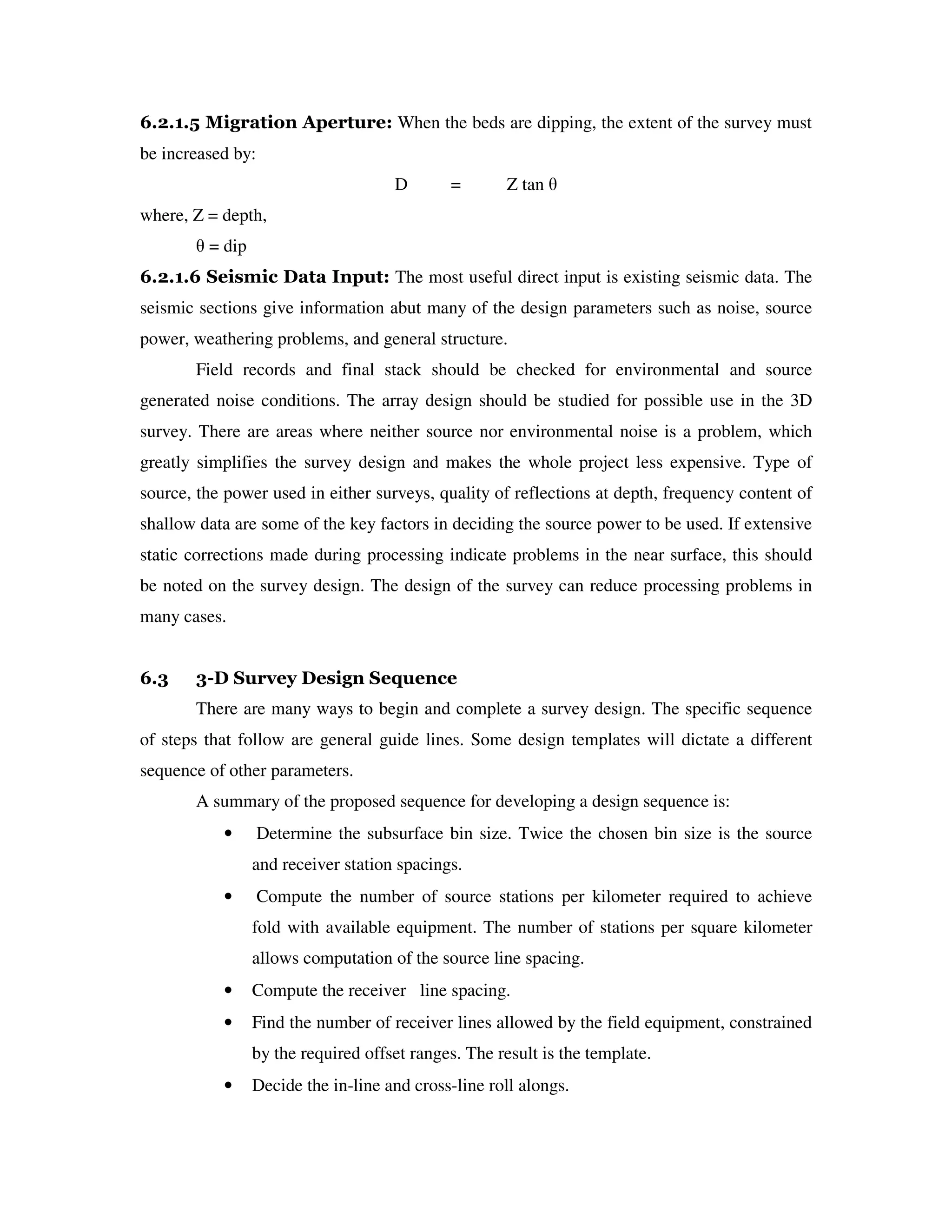 2 d and 3d land seismic data acquisition and seismic data processing | PDF