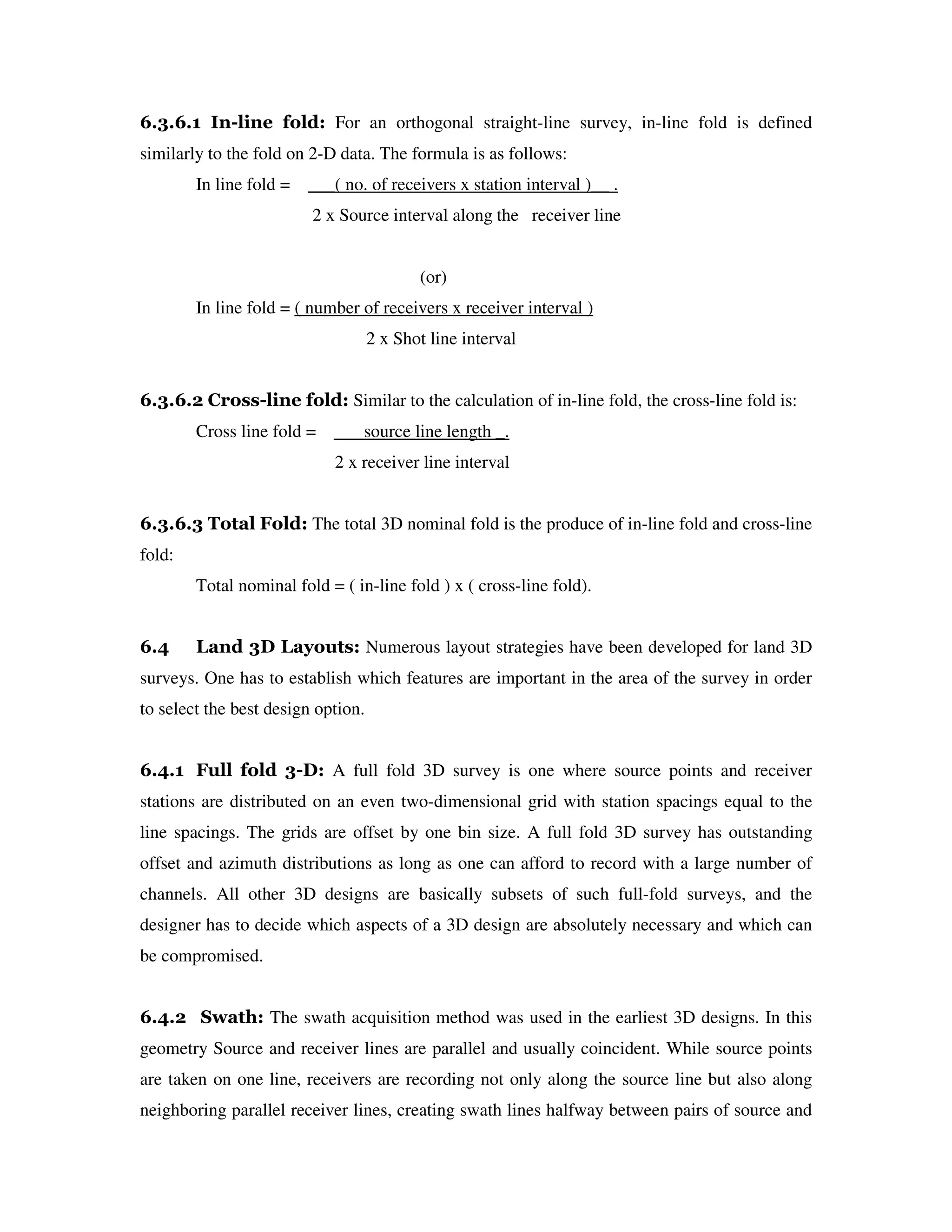 2 d and 3d land seismic data acquisition and seismic data processing | PDF