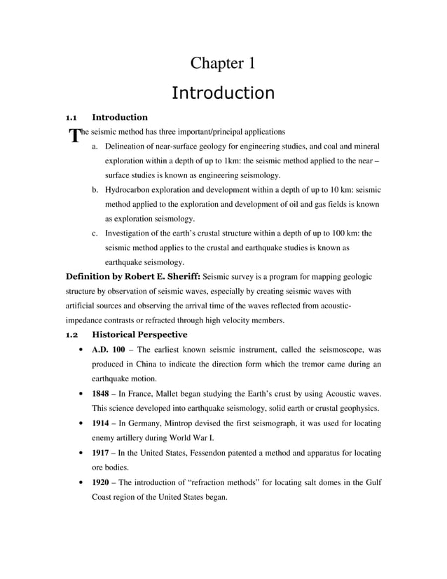 2 d and 3d land seismic data acquisition and seismic data processing | PDF
