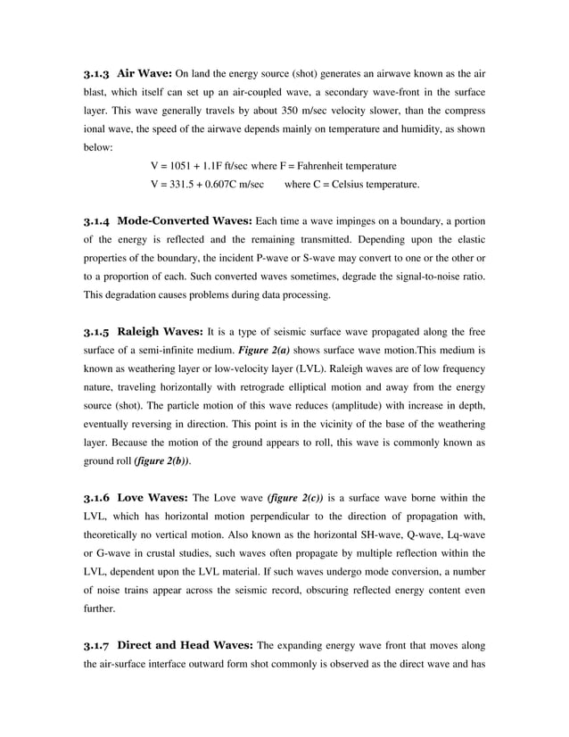 2 d and 3d land seismic data acquisition and seismic data processing | PDF
