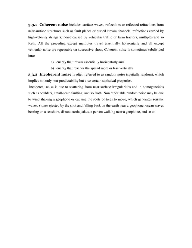 2 d and 3d land seismic data acquisition and seismic data processing | PDF