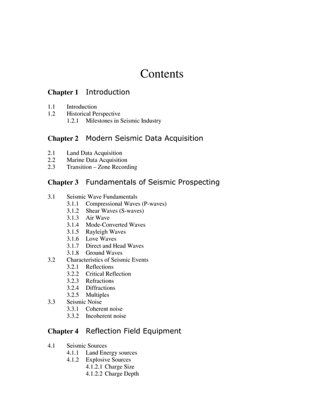 2 d and 3d land seismic data acquisition and seismic data processing | PDF