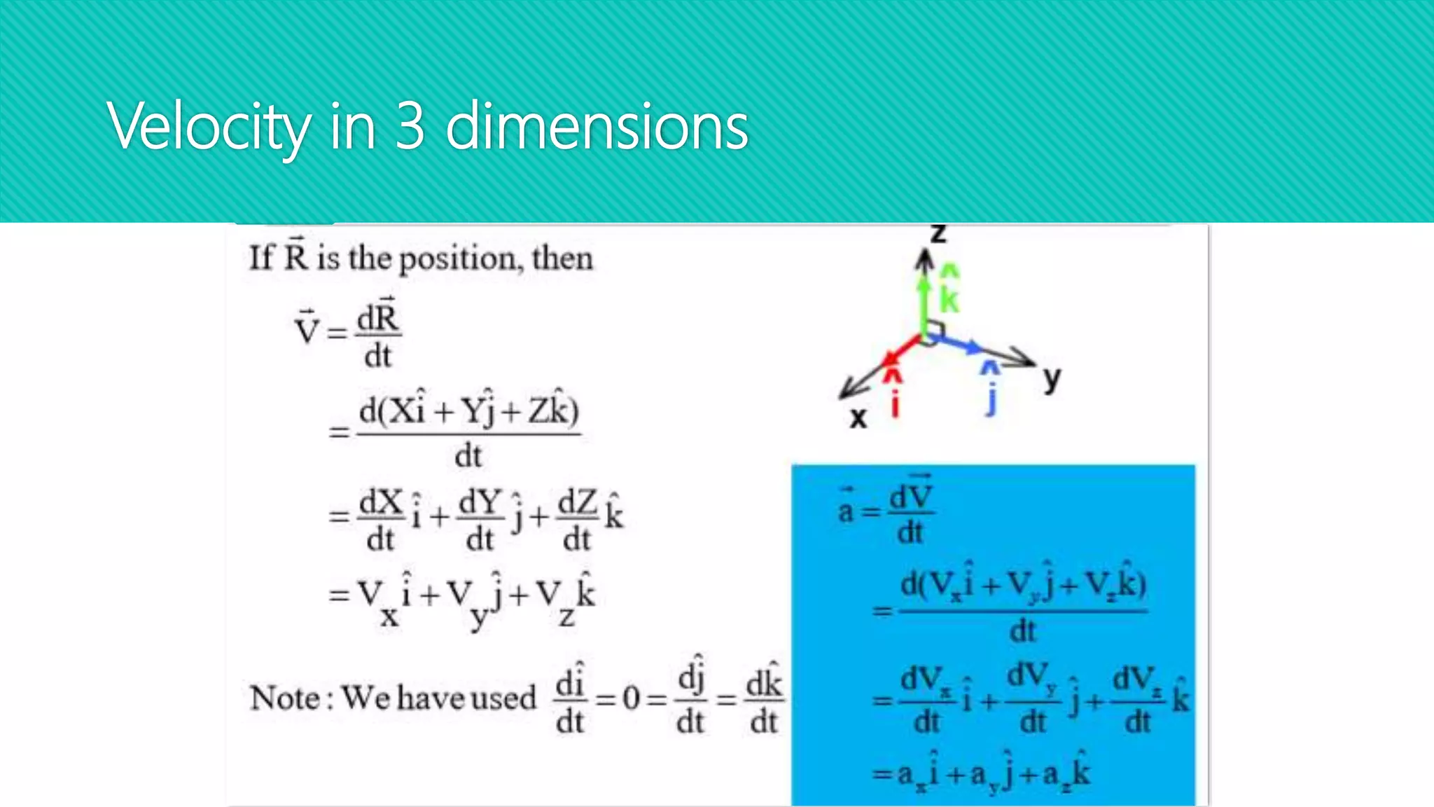 2d and 3d motion | PPTX