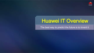 Huawei IT Product and Solution Overview | PPTX