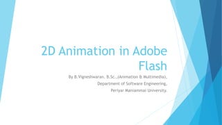 2D Animation in Flash | PPTX