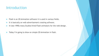 2D Animation in Flash | PPTX