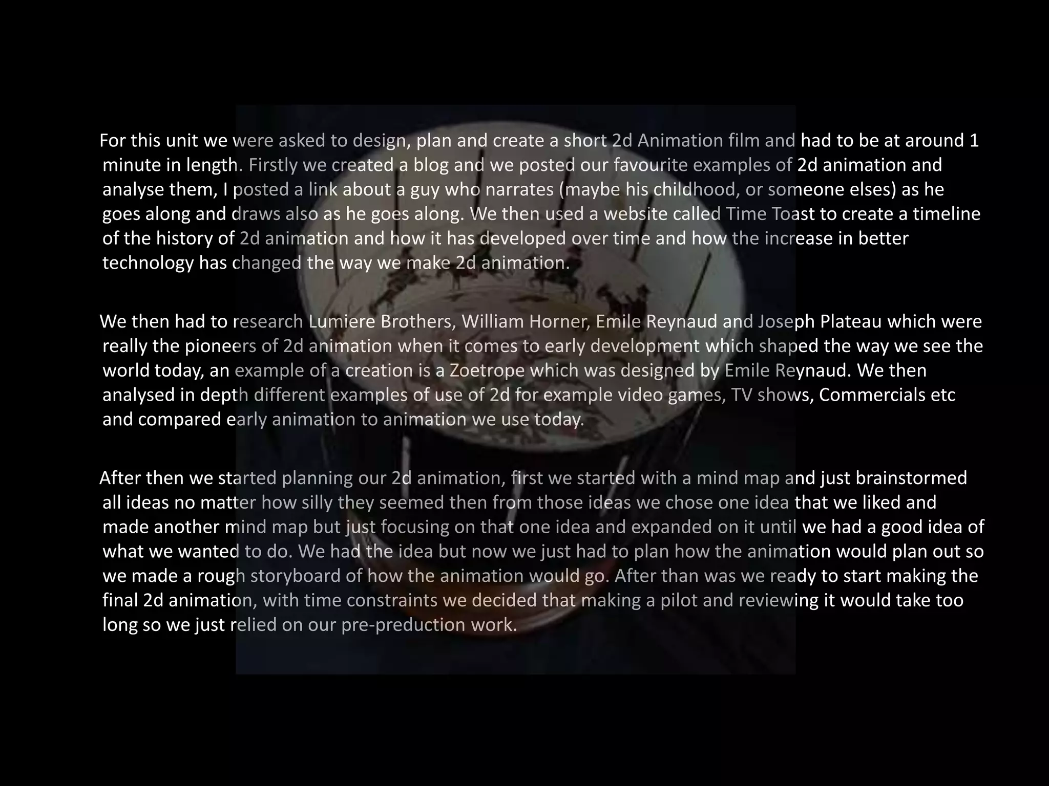 2d animation proposal | PPTX