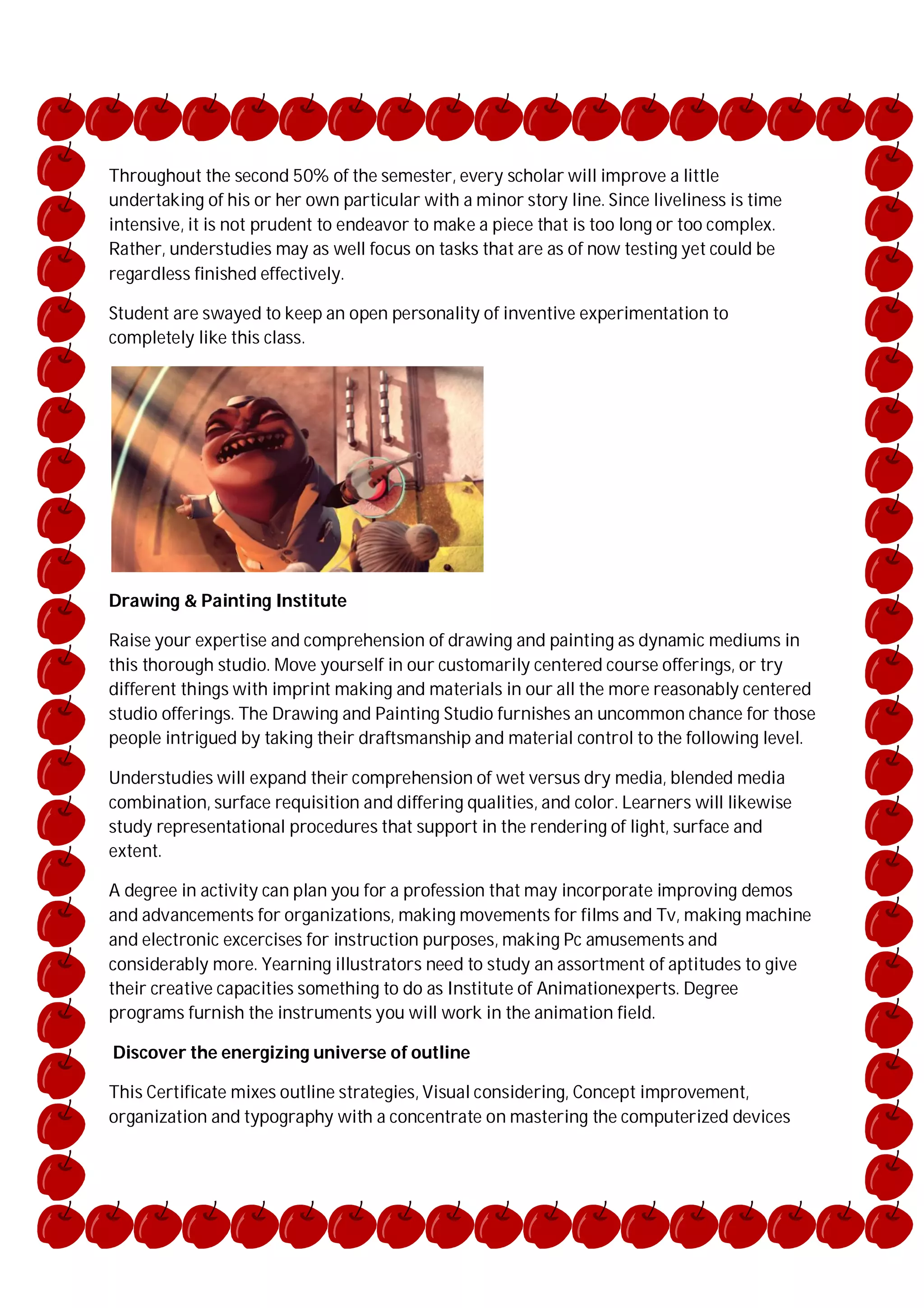 2d Animation Syllabus & Activities | PDF