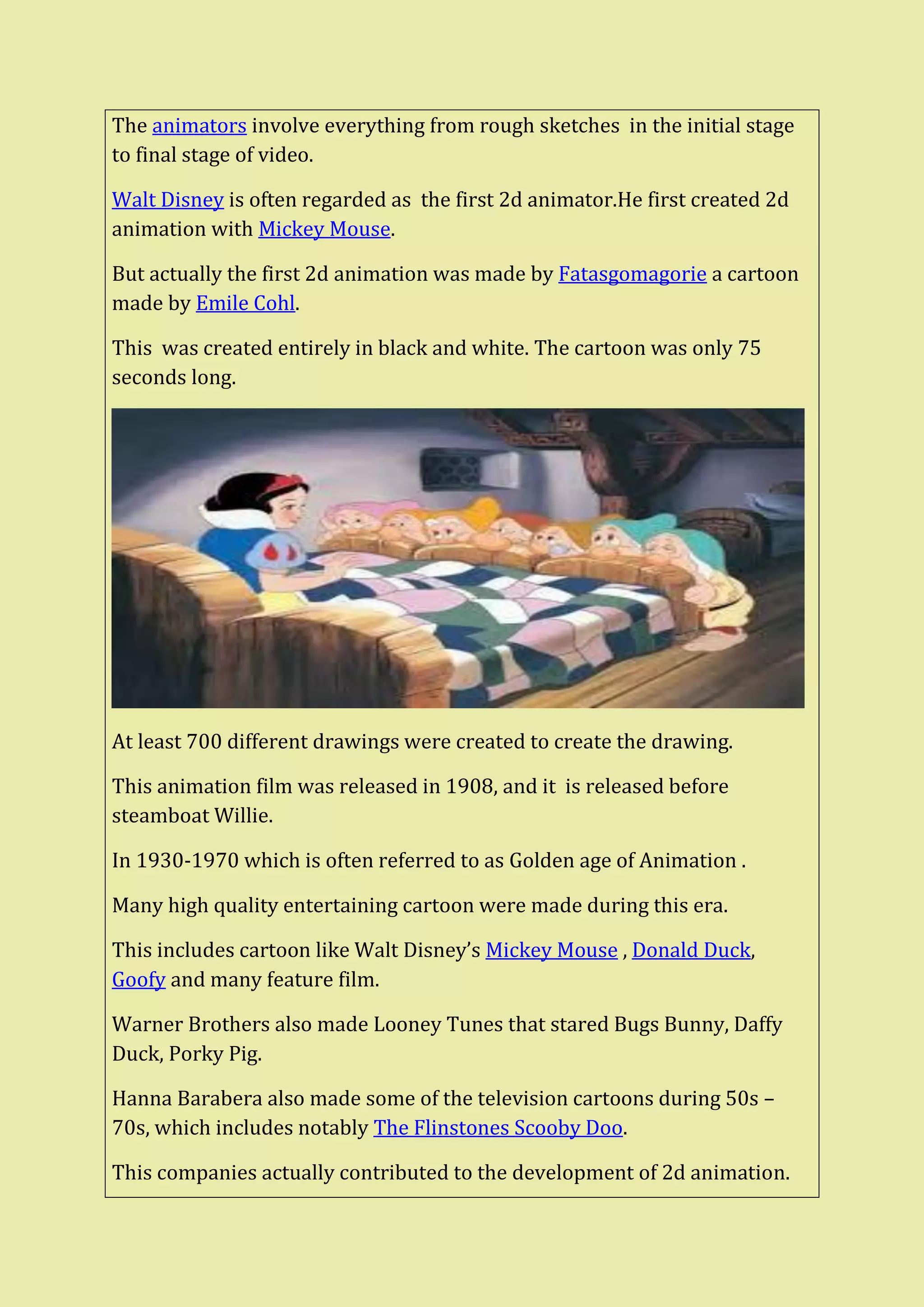 TRANSFORMATION OF 2D ANIMATION | PDF