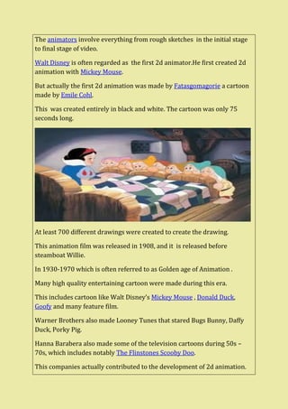 TRANSFORMATION OF 2D ANIMATION | PDF