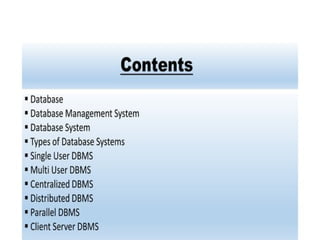 data base and its types in Database management system.pptx