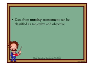 Nursing Health Assessment: Purpose, Types, Sources cld | PDF