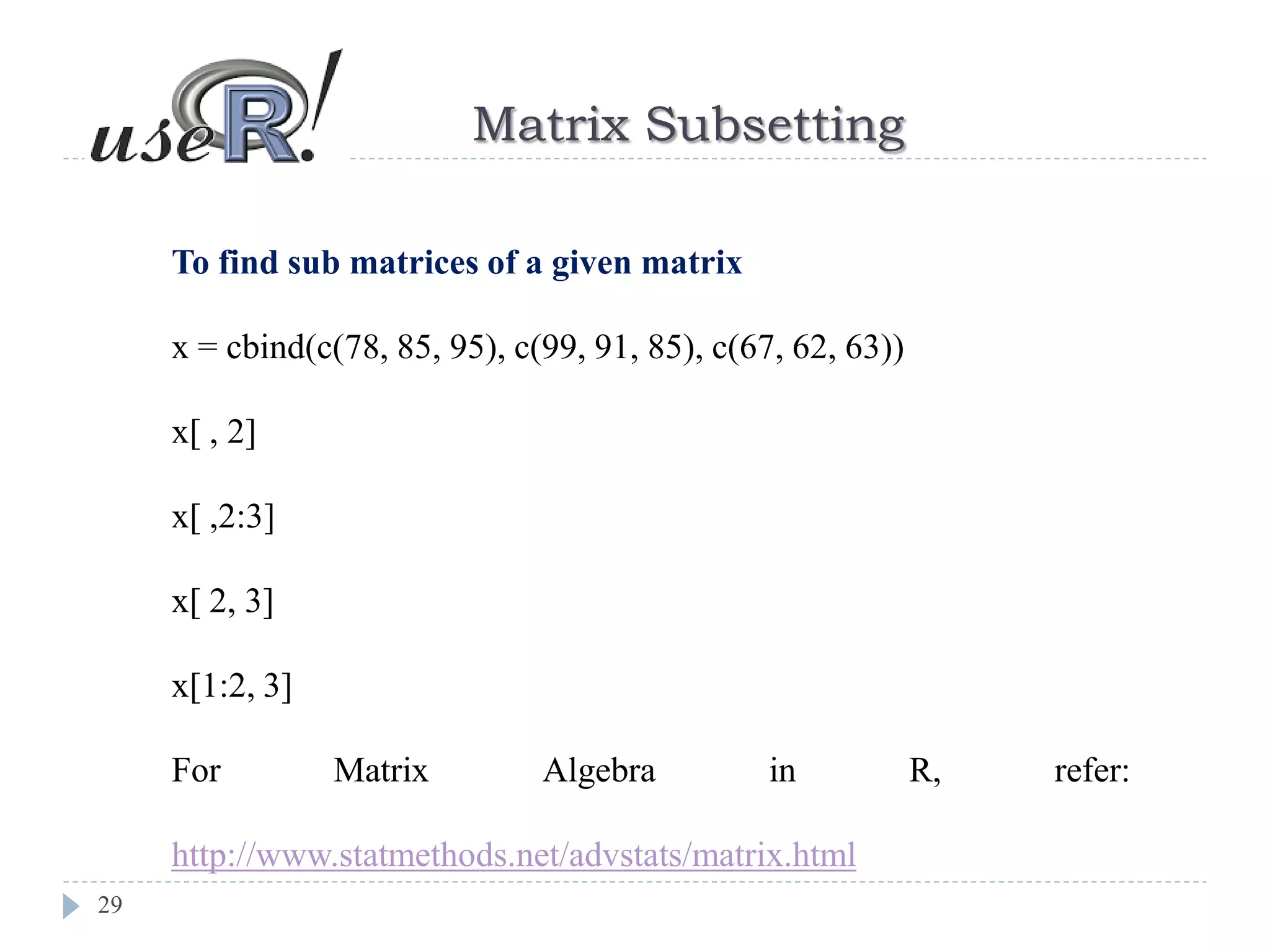 2 data structure in R | PDF