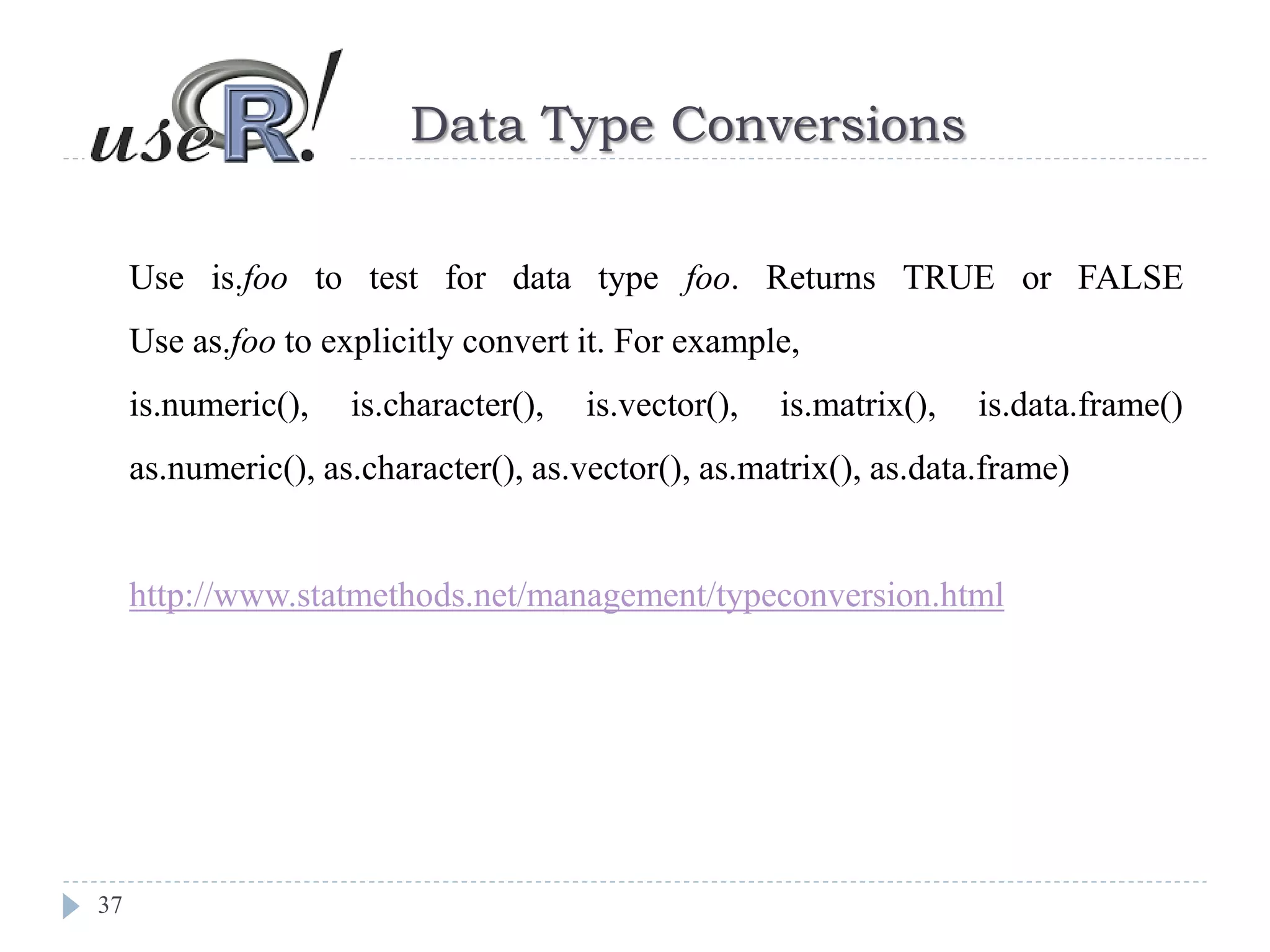 2 data structure in R | PDF