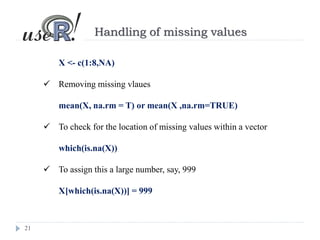 2 data types and operators in r | PPT