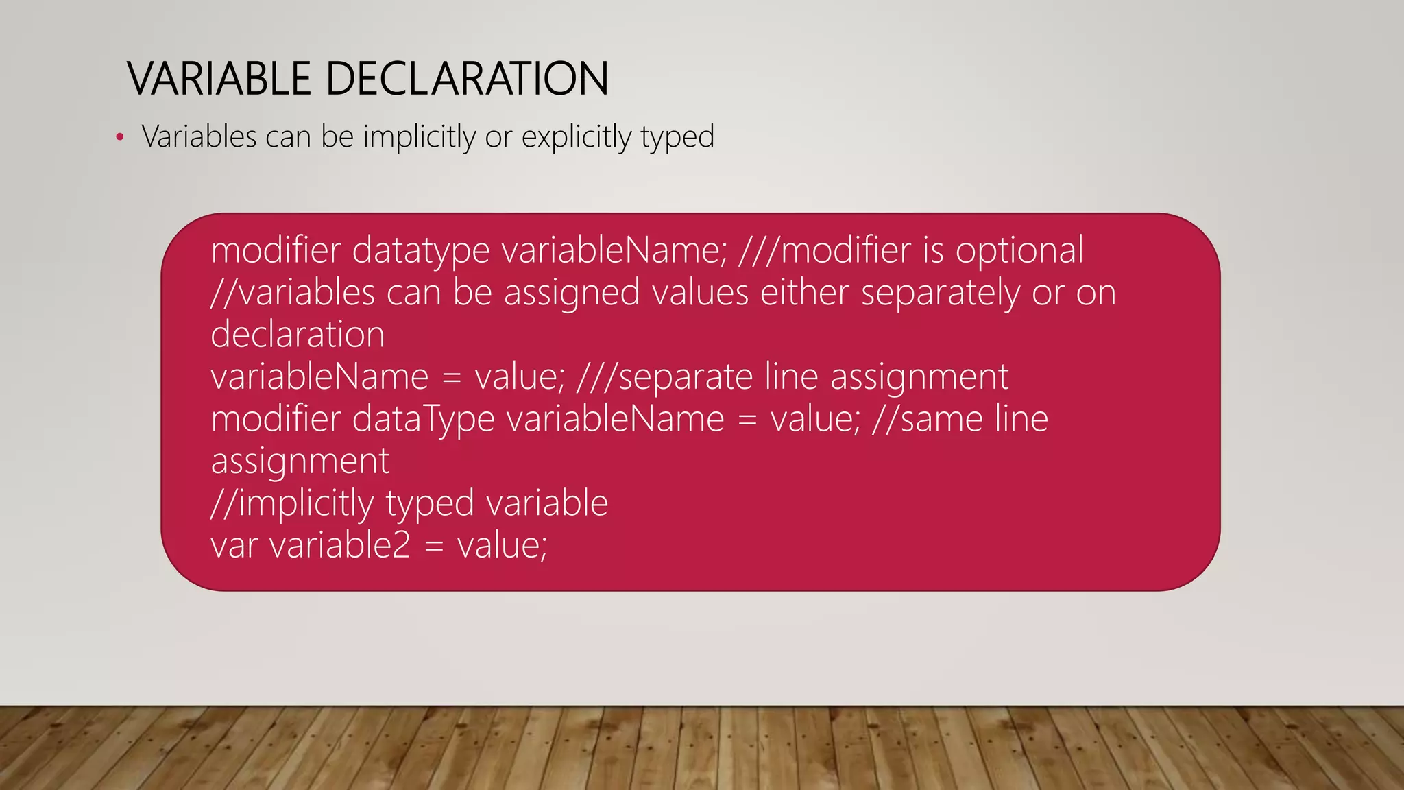 datatypes_variables_constants | PPT datatypes_variables_constants | PPT