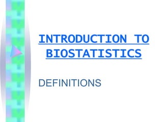 Intro to Biostat. ppt | PPT