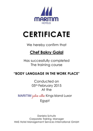 LUX certificate body language 12 | DOCX