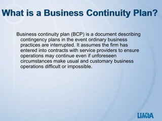 BCP - a Practical Guide | PPTX