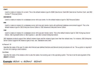 IBM DB2 LUW UDB DBA Training by www.etraining.guru